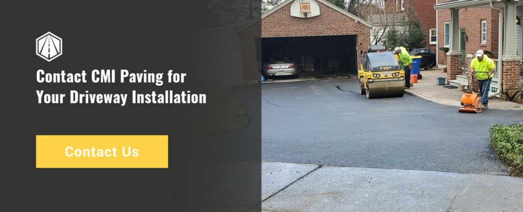 When to Pave Your Driveway in Pennsylvania | CMI Paving